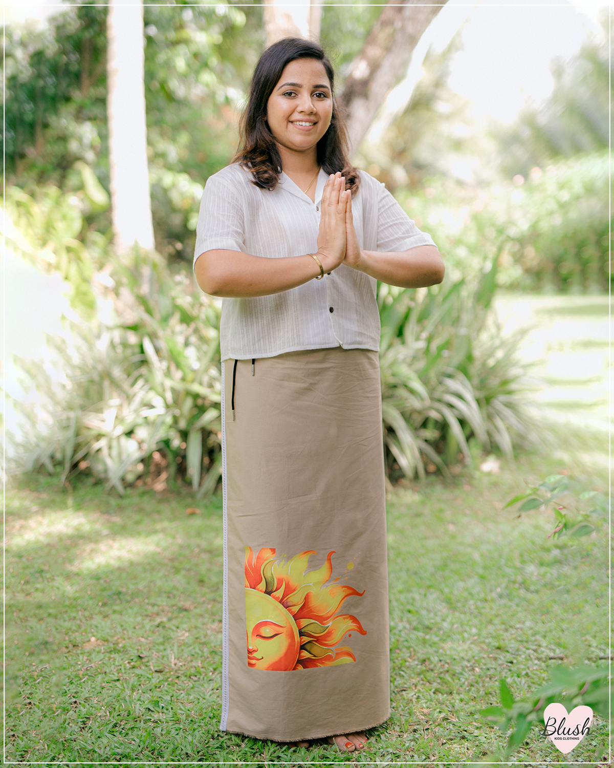 Womens Lungi – Blush
