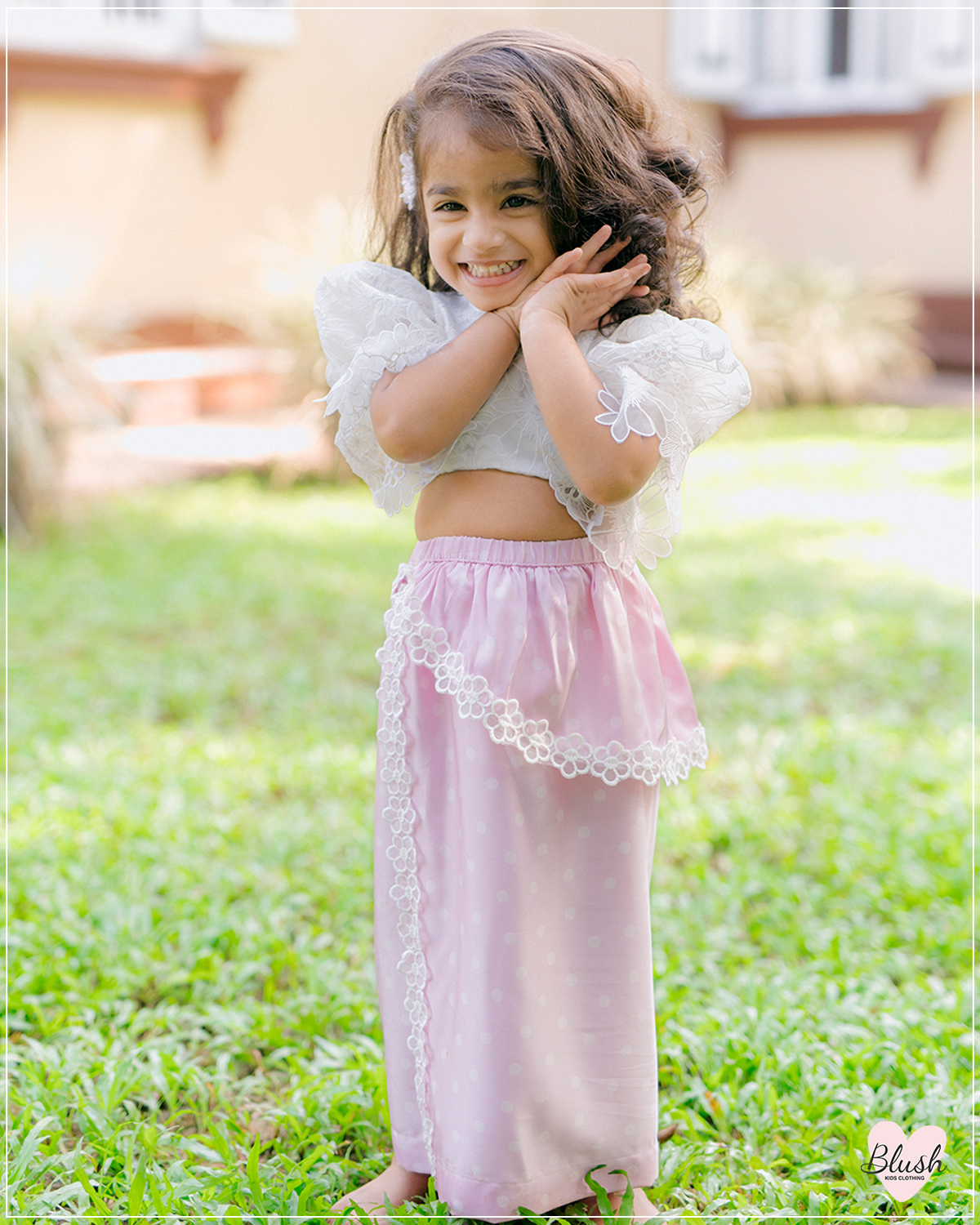 Pink Mothers & Daughters Awurudu Set – Blush